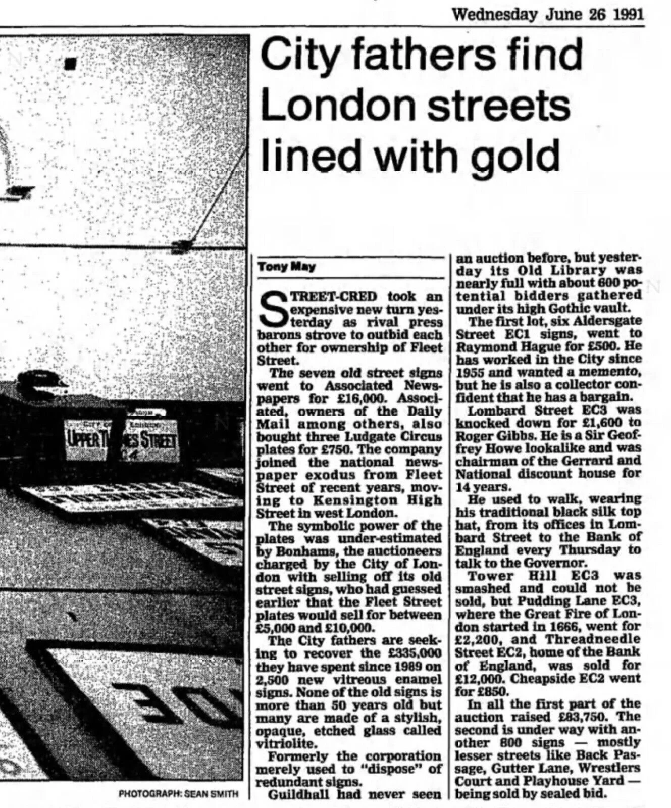 Pudding Lane - Fire of London - City of London Vitrolite Street Sign ...