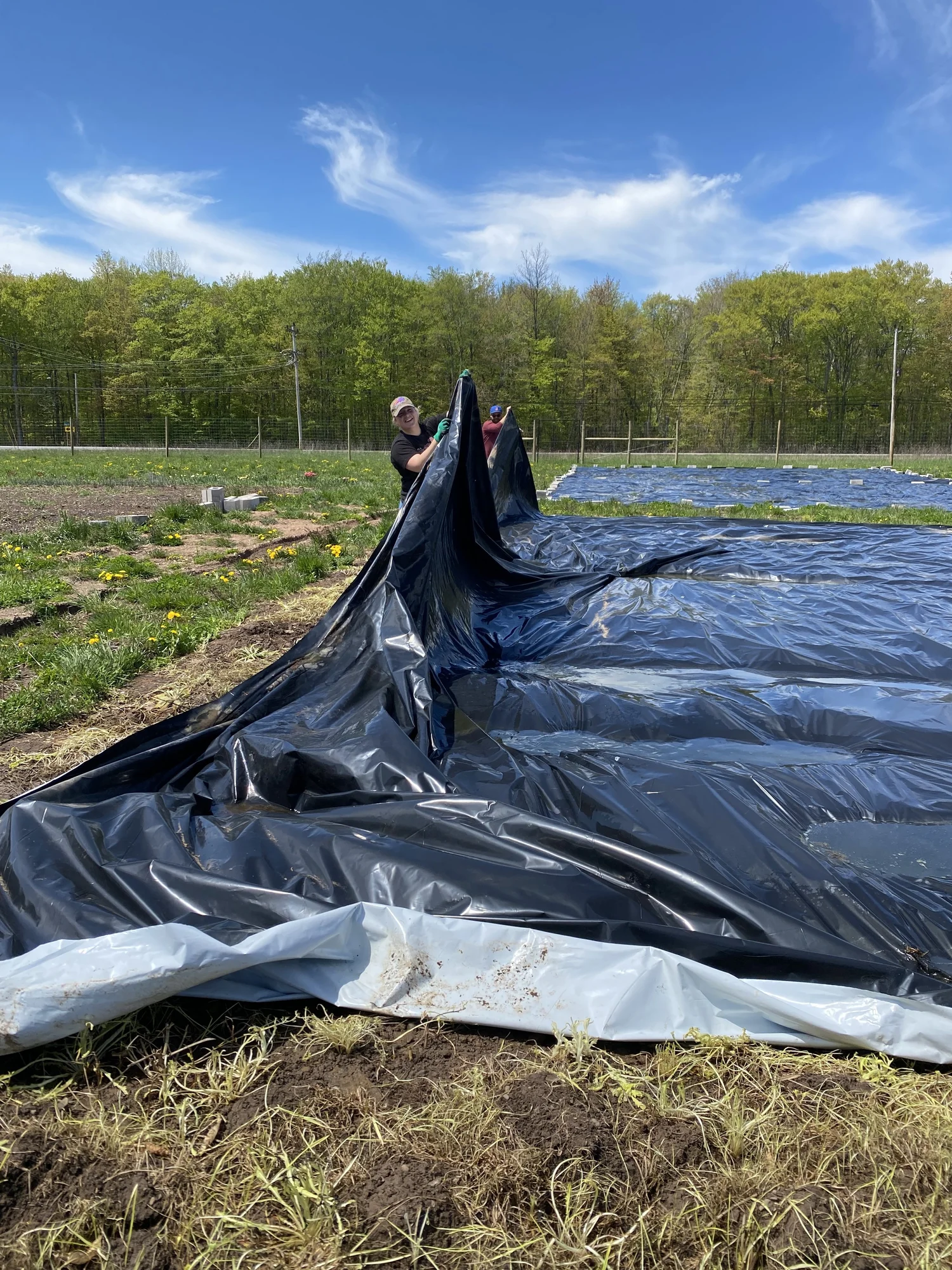 How to Hold Silage Tarps Down — Heirloom Soul Florals