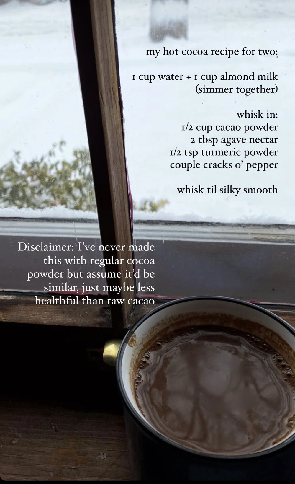 Winter Solstice Hot Cocoa Recipe — Heirloom Soul Florals