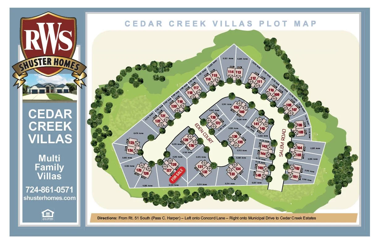 The Villas at Cedar Creek — RWS Shuster Homes