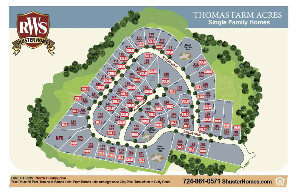 Thomas Farm Acres — RWS Shuster Homes