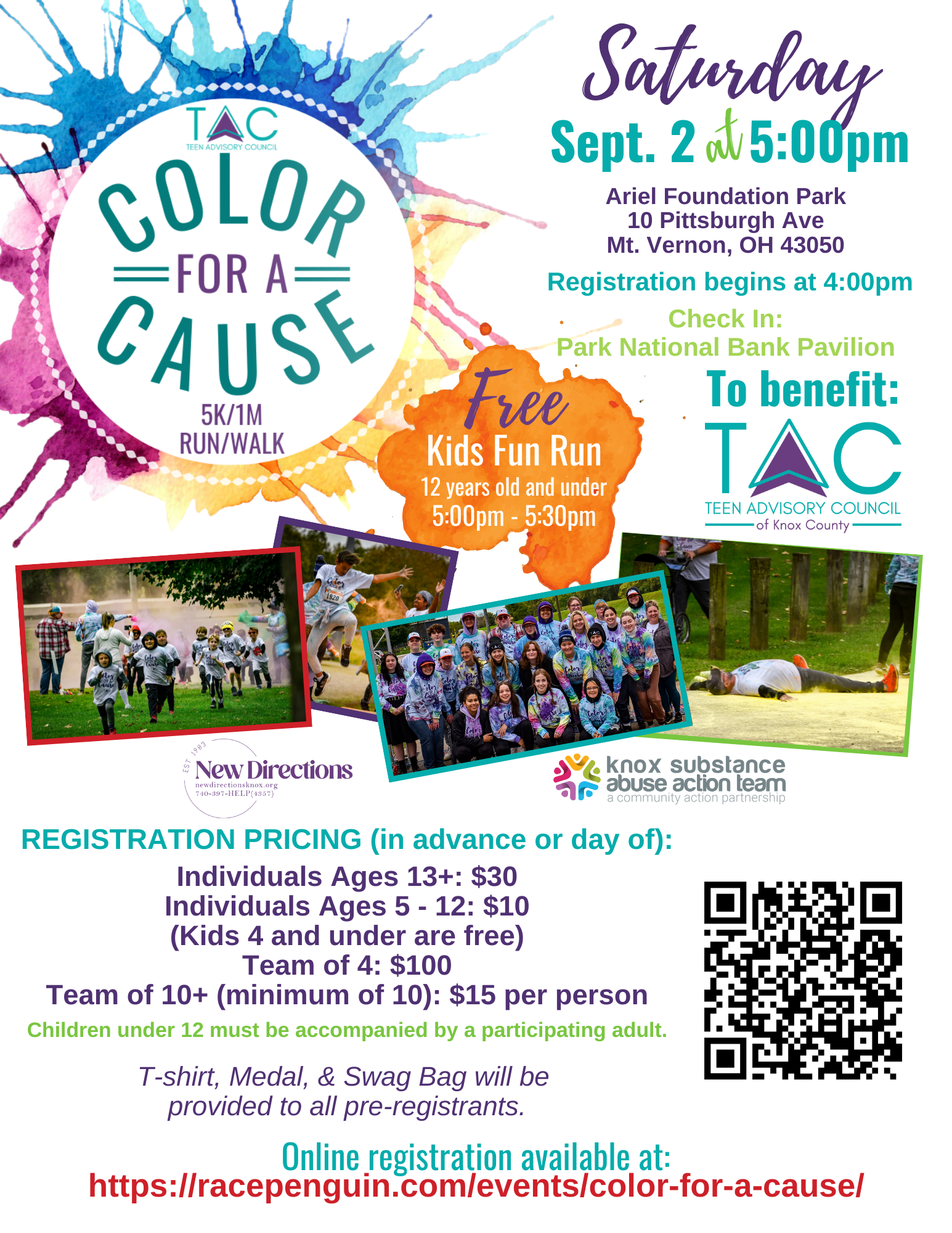 Color for a Cause — Teen Advisory Council