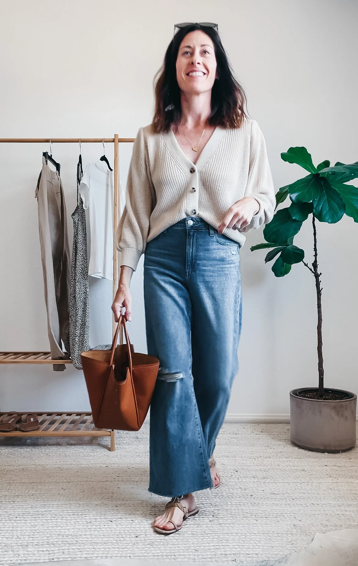 How to Style a Cropped Cardigan 4 Ways | Art In The Find