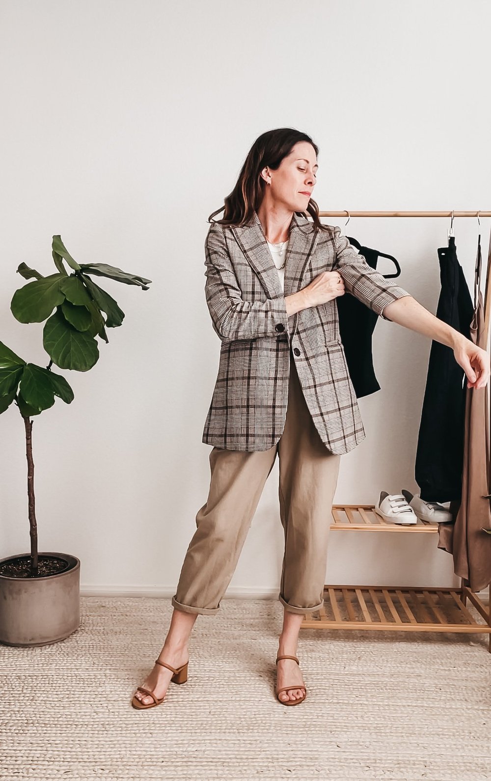 Fall Capsule Wardrobe with ABLE - 12 Outfits with 3 Bottoms | Art In The Find