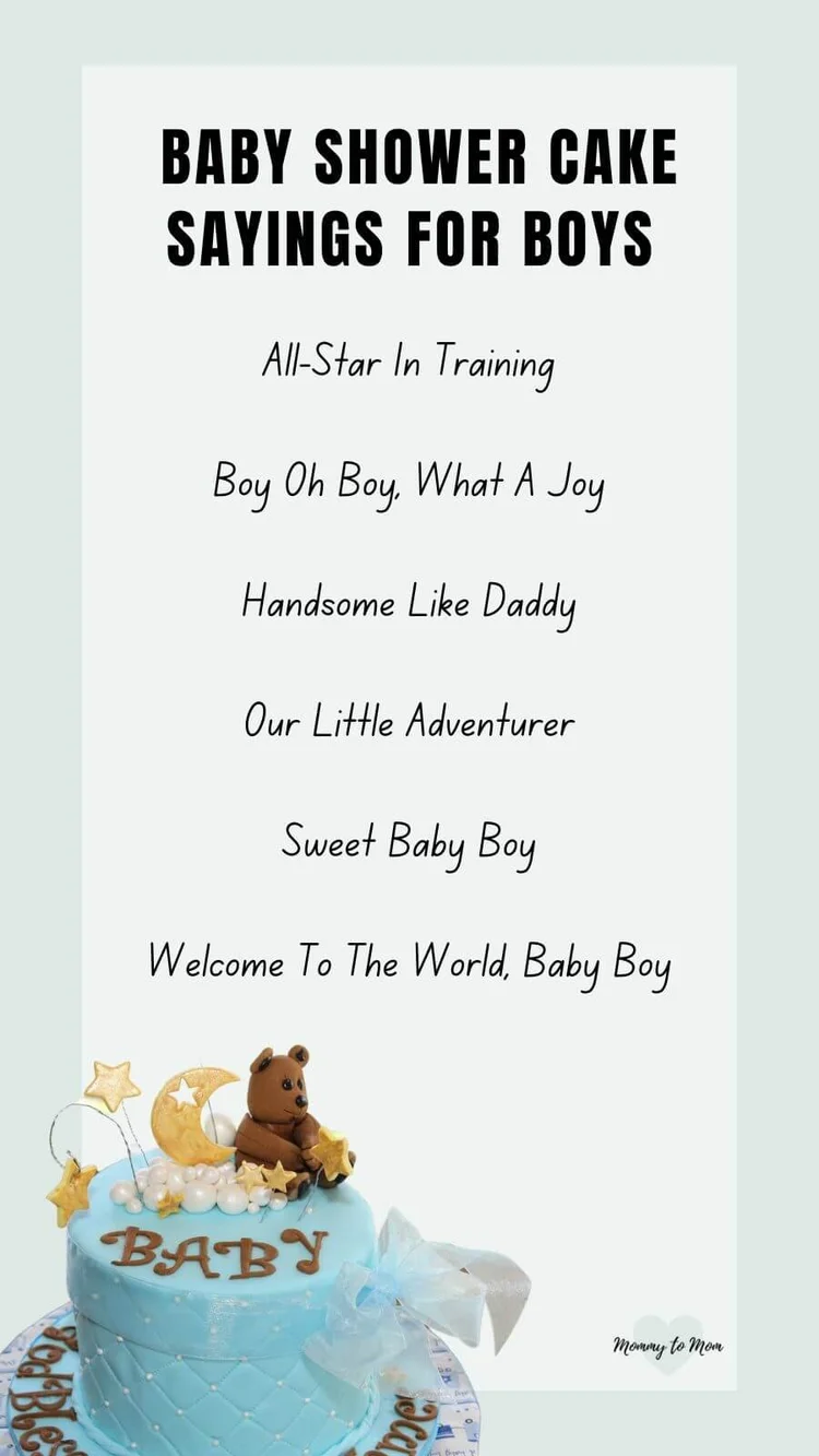 Baby Shower Cake Sayings: 110 Creative Ideas