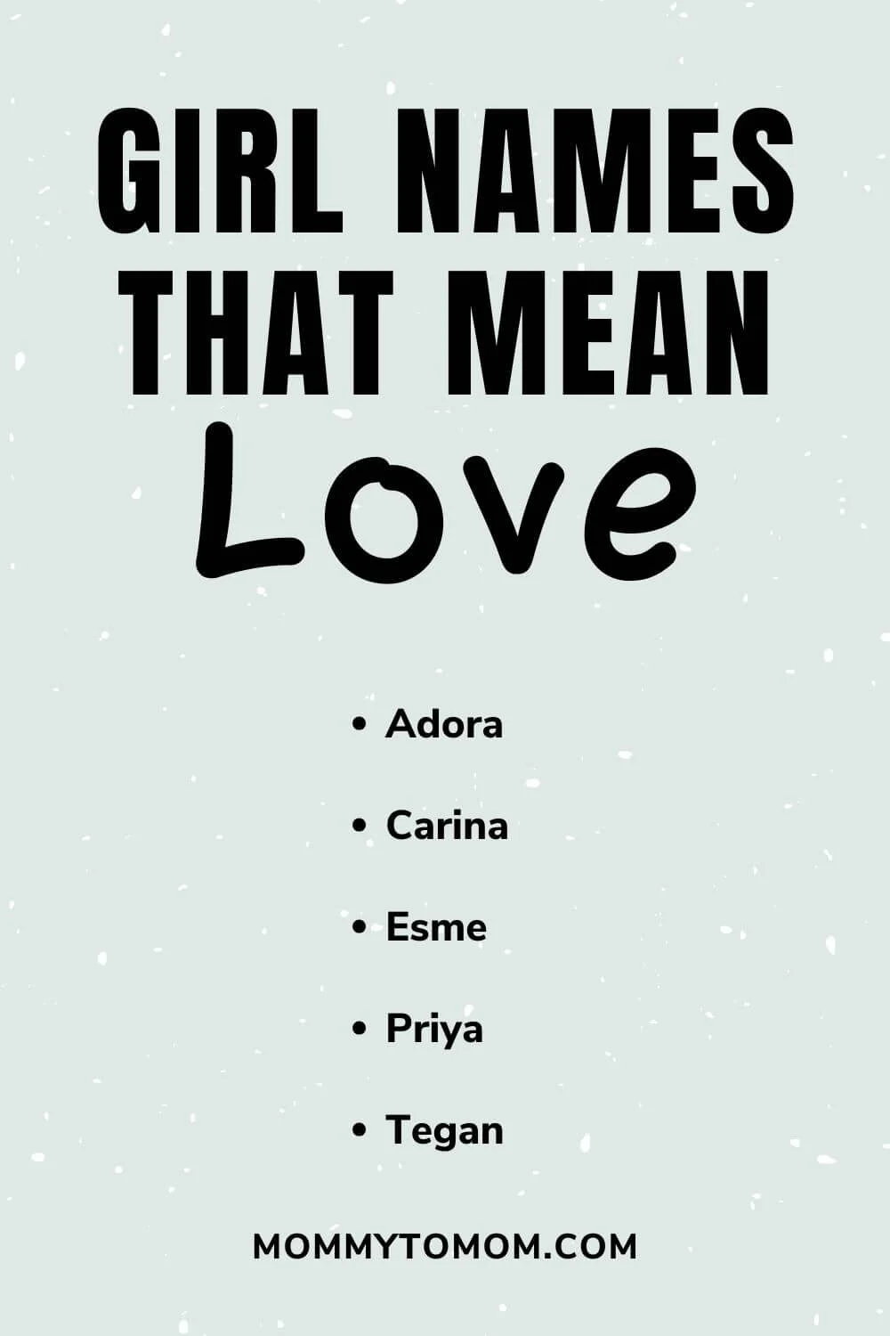70 Sweet Baby Names That Mean Love For Girls & Boys