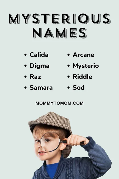 50 Mysterious Names With Mystical Vibes For Boys Or Girls