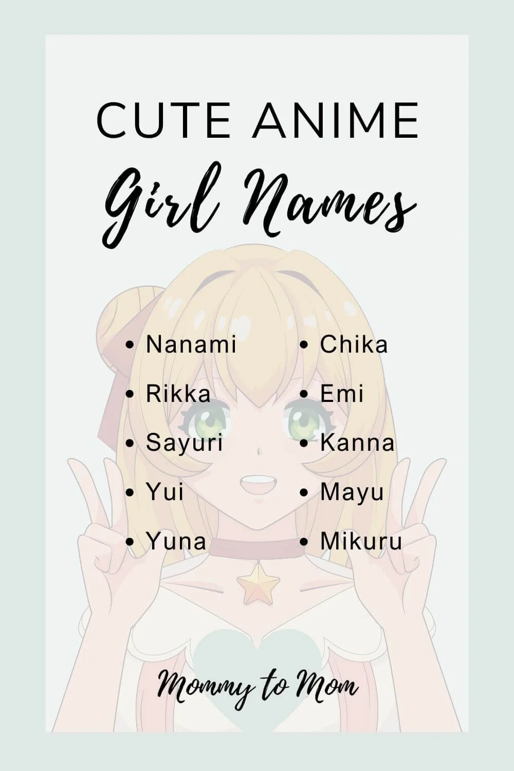 113 Cute Anime Girl Names With Meanings