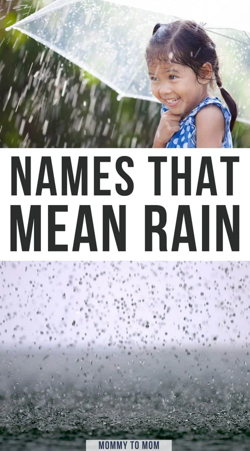 33 Beautiful Baby Names That Mean Rain
