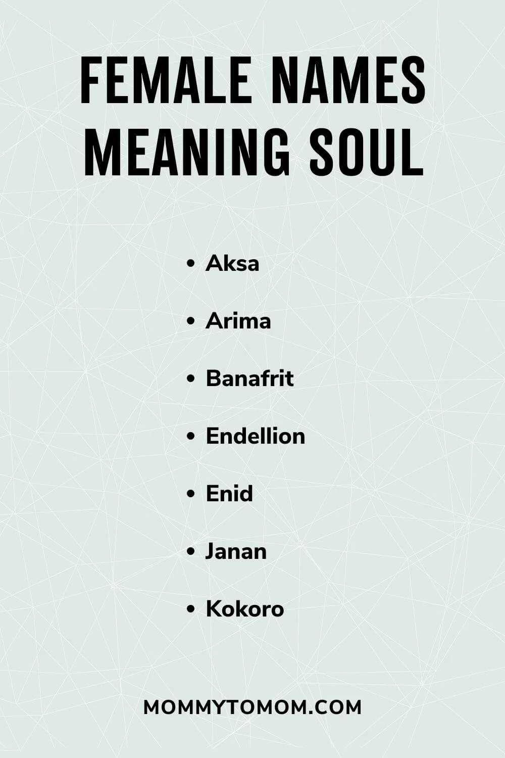 68 Baby Names That Mean Ghost, Spirit, Or Soul