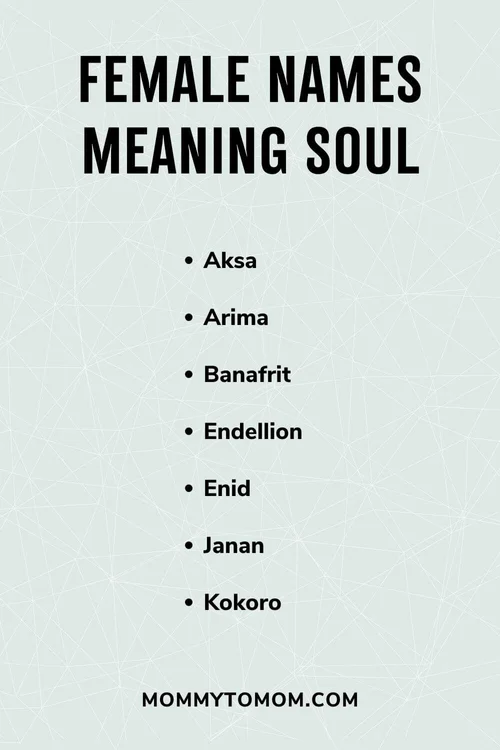 68 Baby Names That Mean Ghost, Spirit, Or Soul