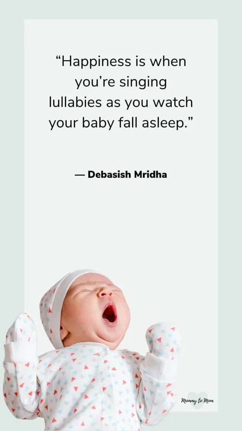 29 Super Cute And Funny Quotes For A Sleeping Baby