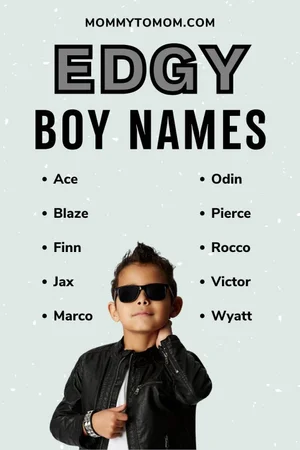 104 Edgy Boy Names For Your Tough Little Guy