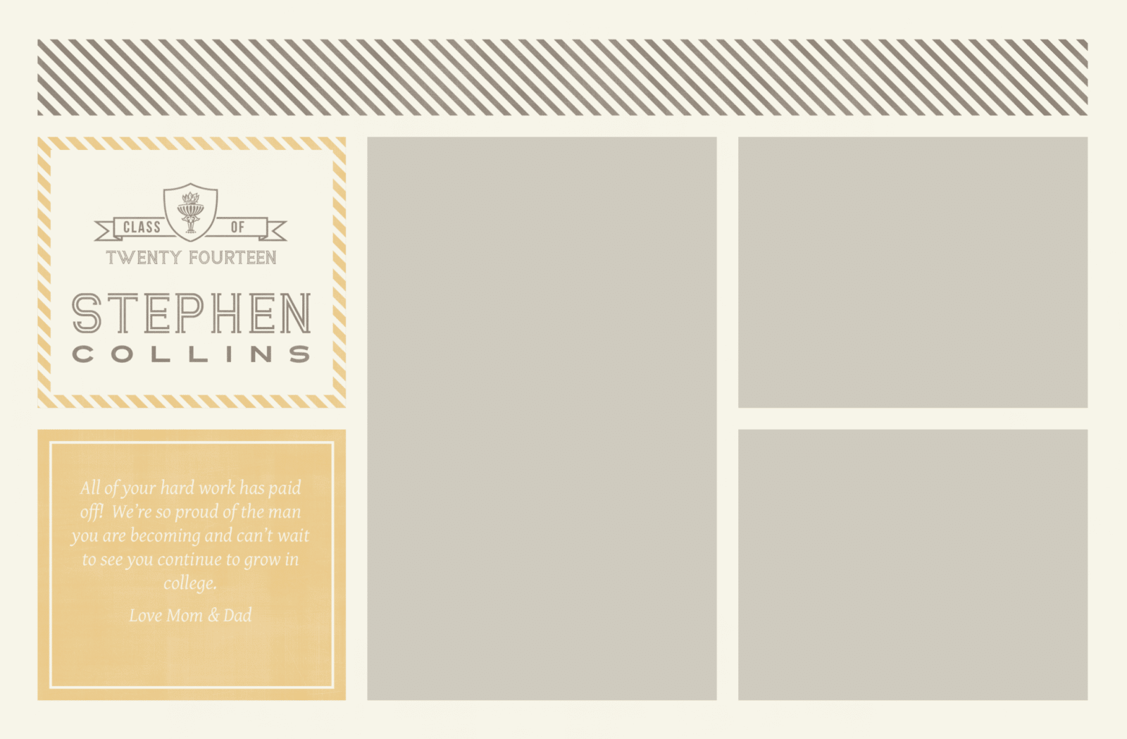 Student Recognition Ads — Forest Lake Christian School