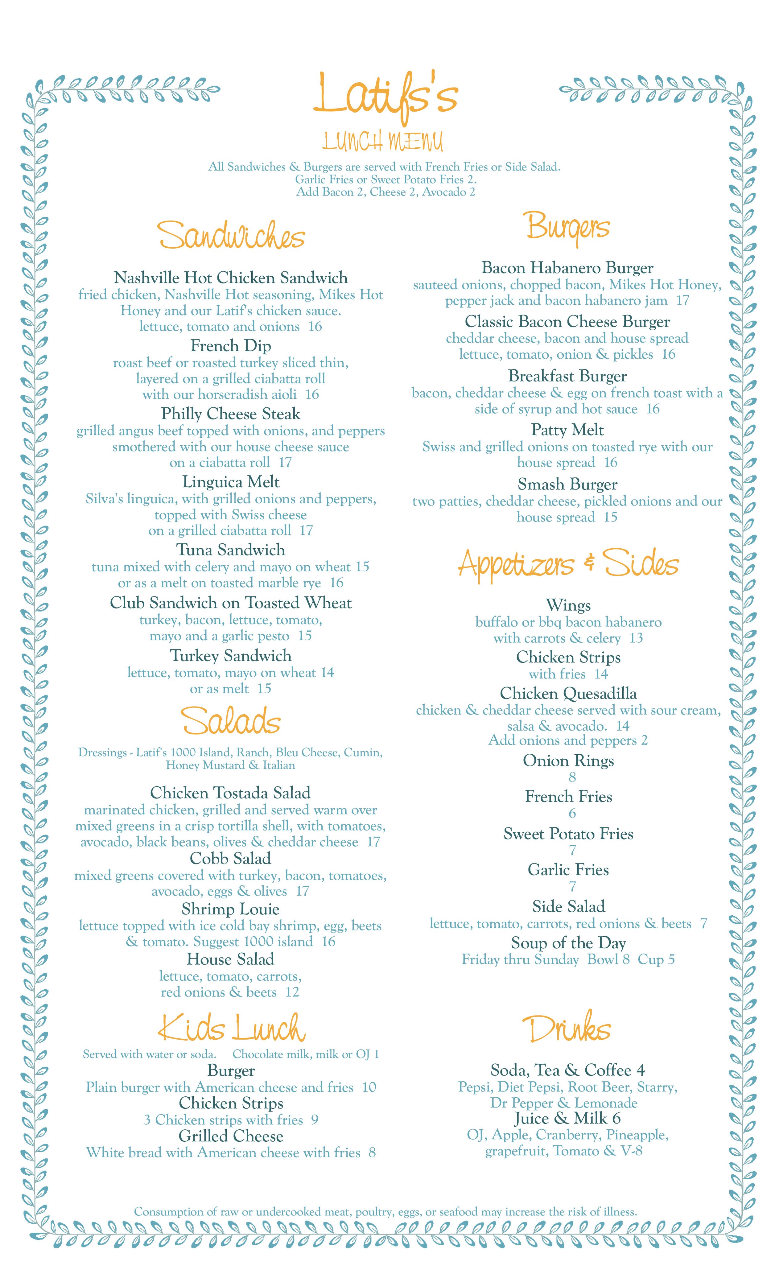 Eat — Latif's by Pedretti