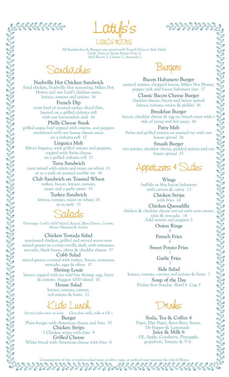 Eat — Latif's by Pedretti