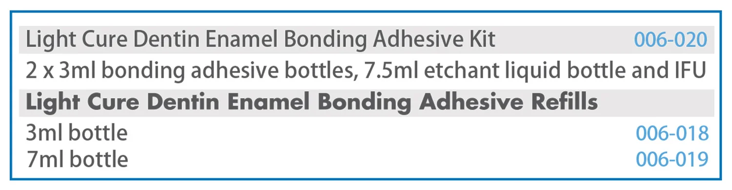 Dentin Enamel Bonding Adhesive — Prime Dental Manufacturing