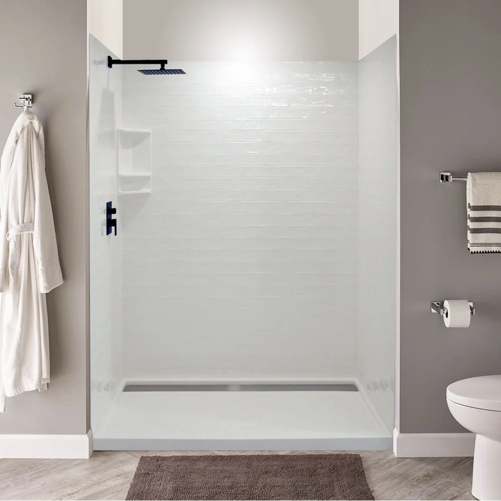 Low-Profile Cultured Marble Shower Pans | Leak-Resistant | Marble-Lite ...