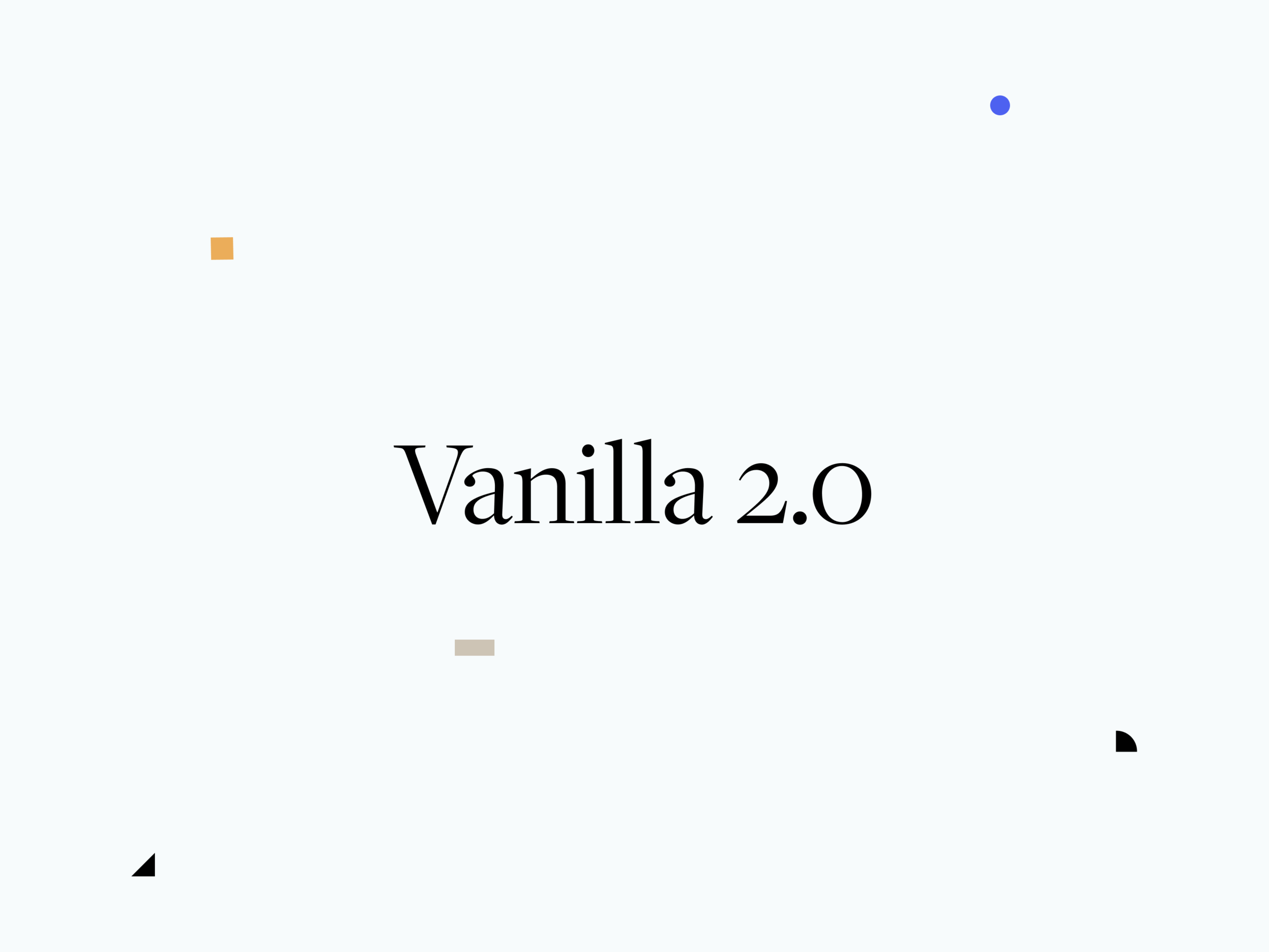 Blog — Vanilla