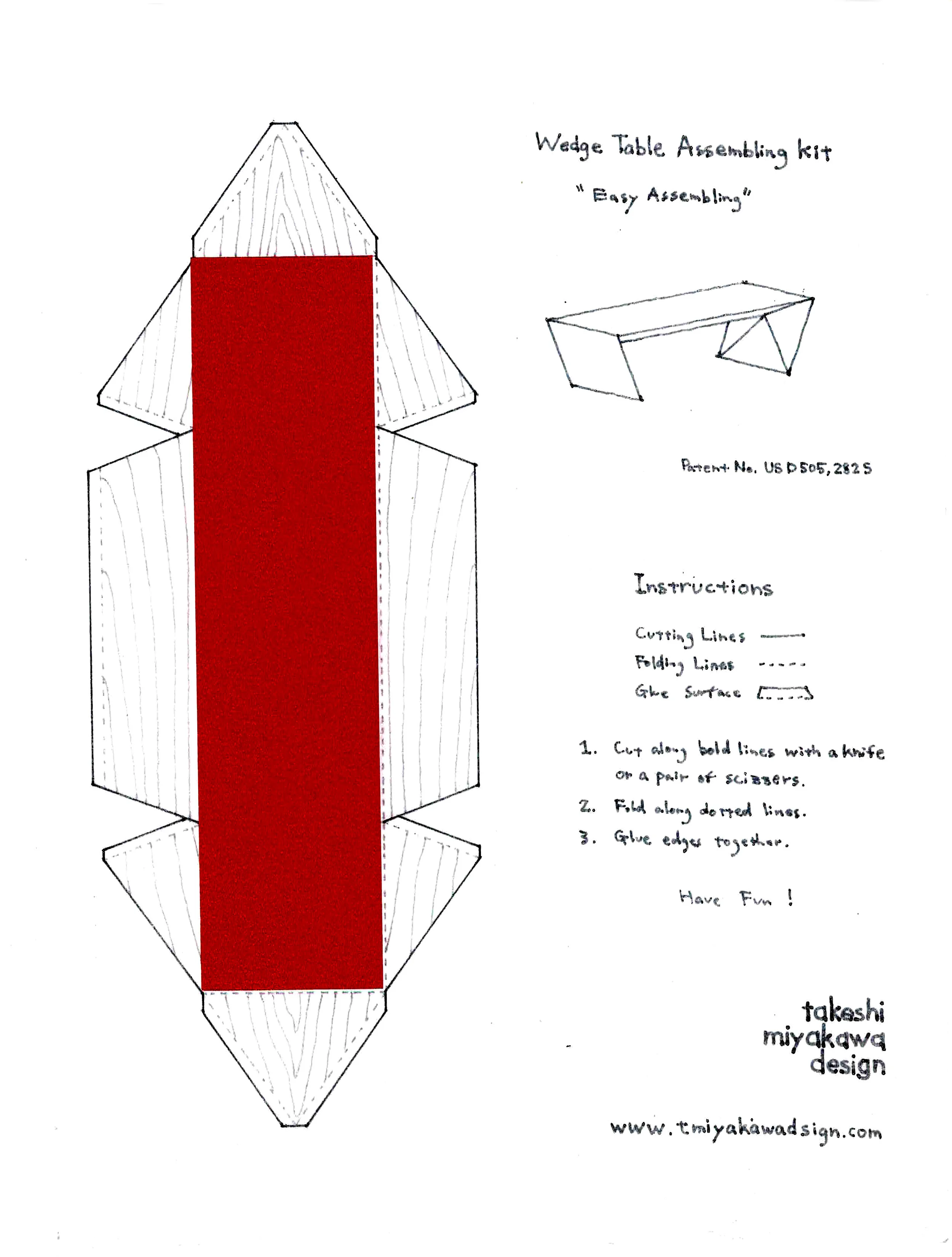 Wedge Table — takeshi miyakawa design