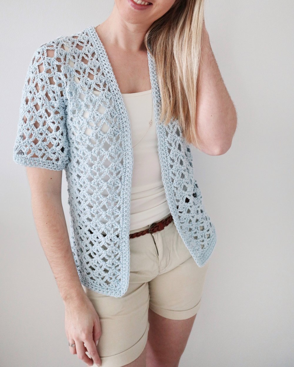 Crochet Summer Lace Cardigan - Designer’s Pick Summer Blog Hop — Coffee ...