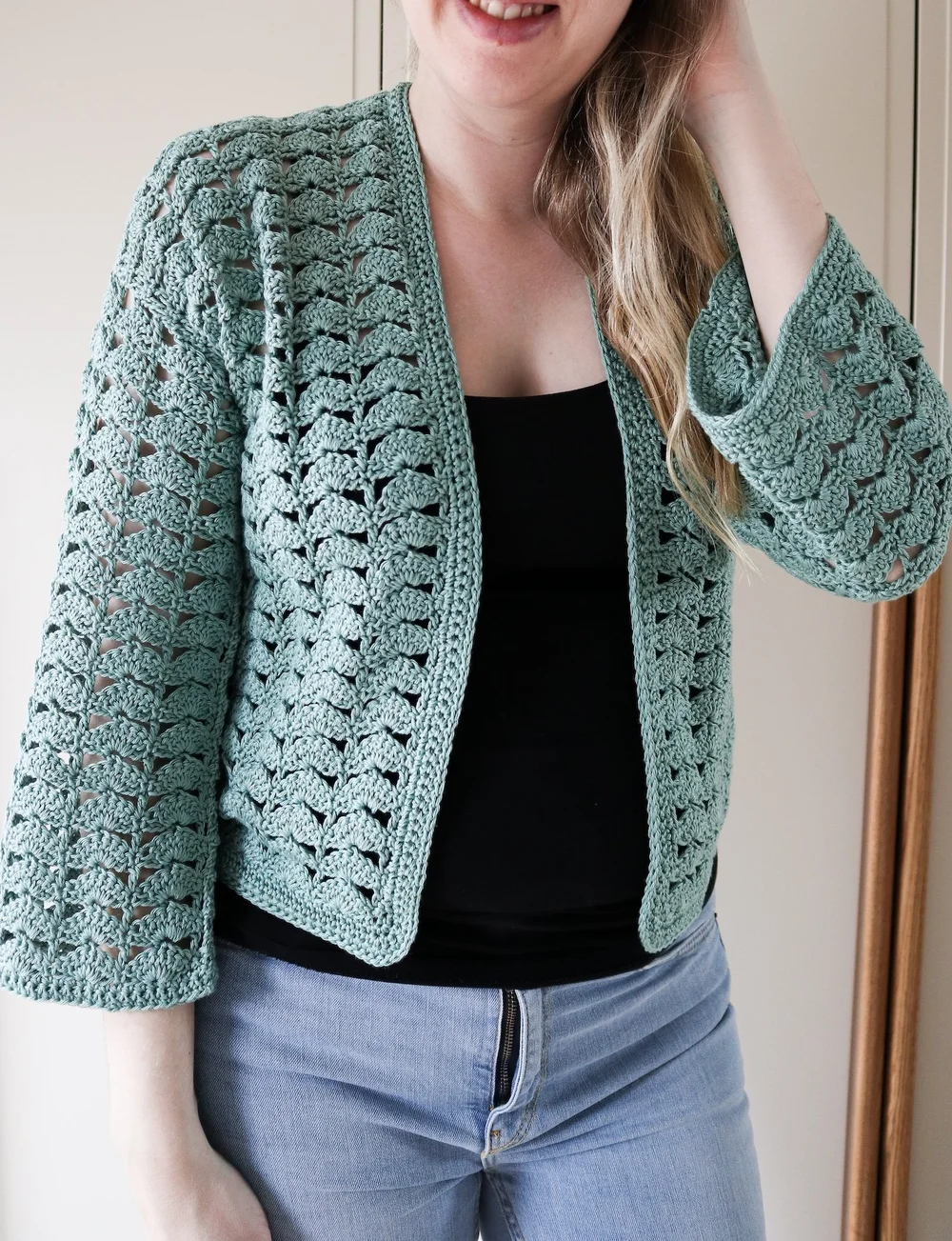 Free Lace Crochet Cardigan Pattern – Elegant and Easy — Coffee & Crocheting