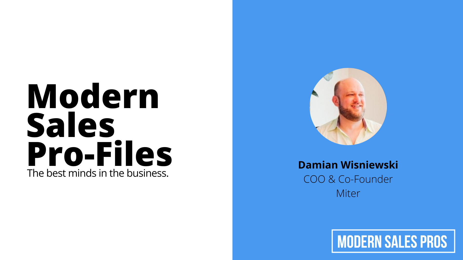 Modern Sales Profiles — Modern Sales Pros