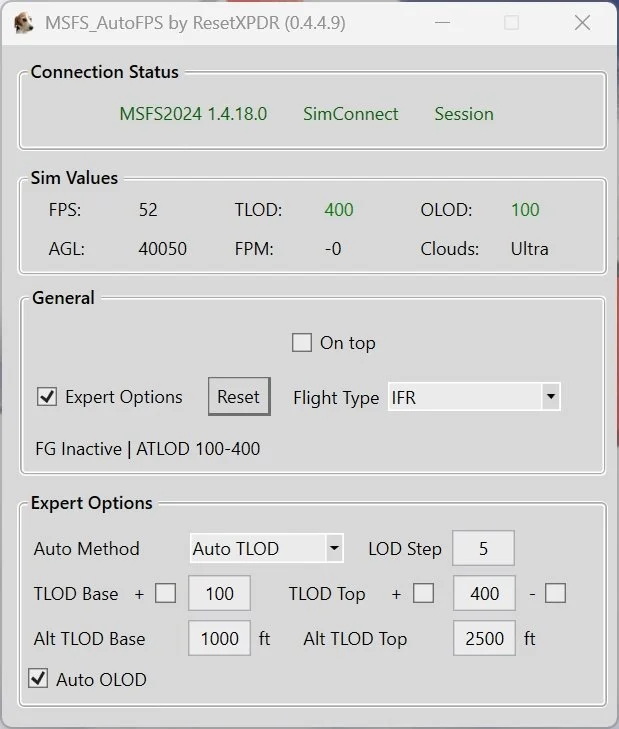 MSFS Settings — Kenco Aviation