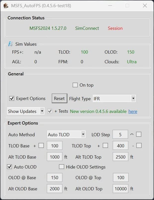 MSFS Settings — Kenco Aviation
