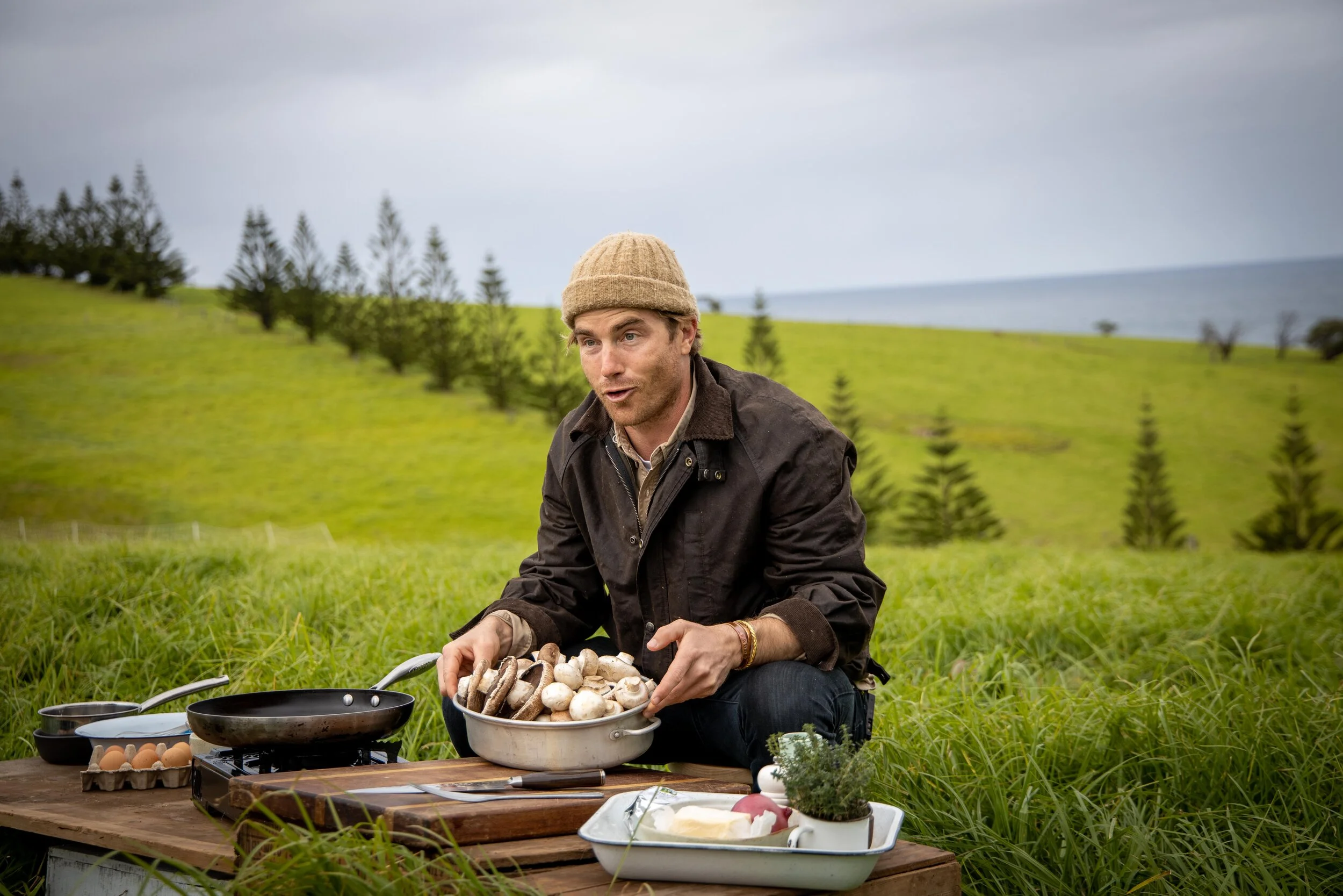 Mushroom and Goats Cheese Quiche — Taste of Australia with Hayden Quinn