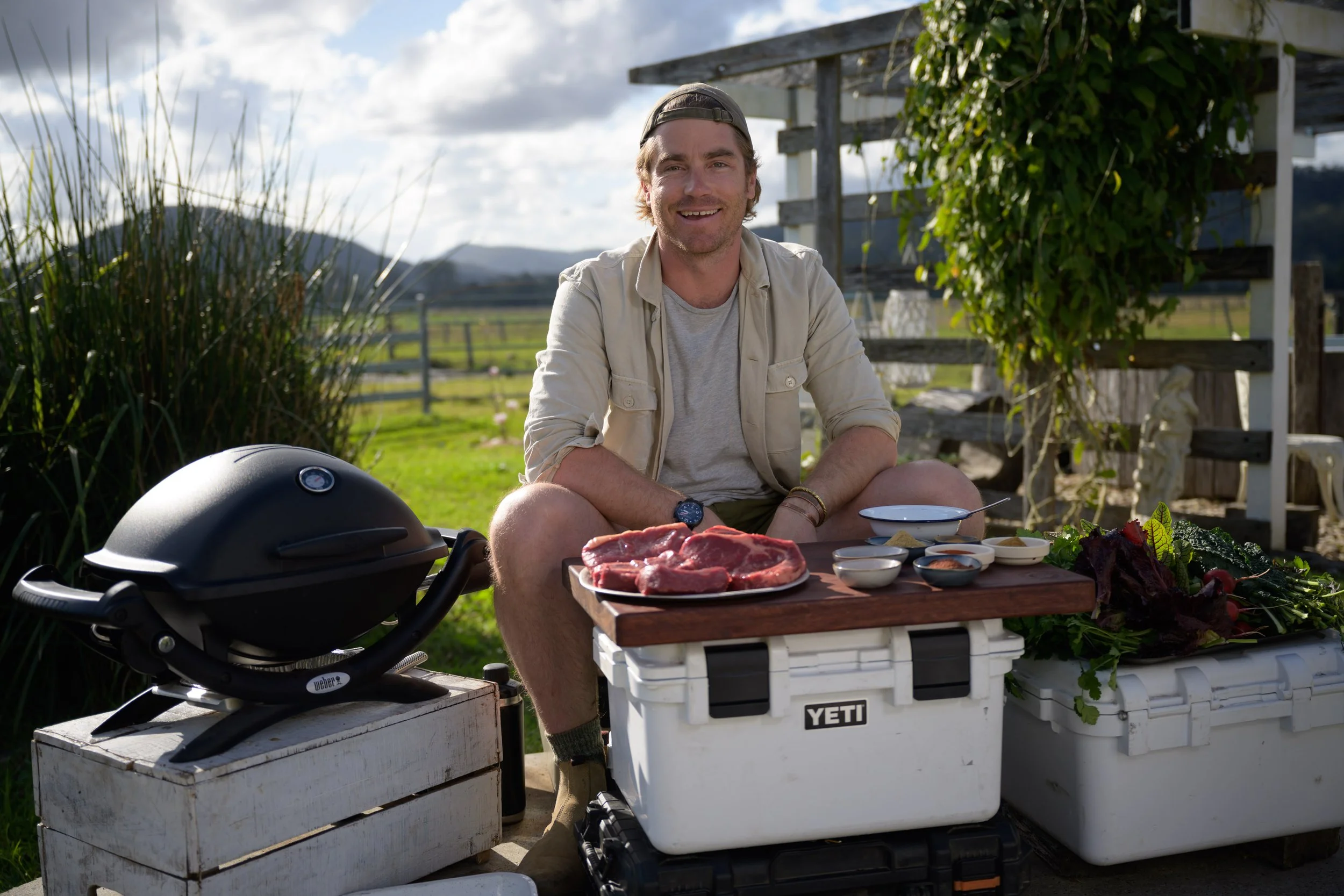 Mixed Grill and Salad — Taste of Australia with Hayden Quinn