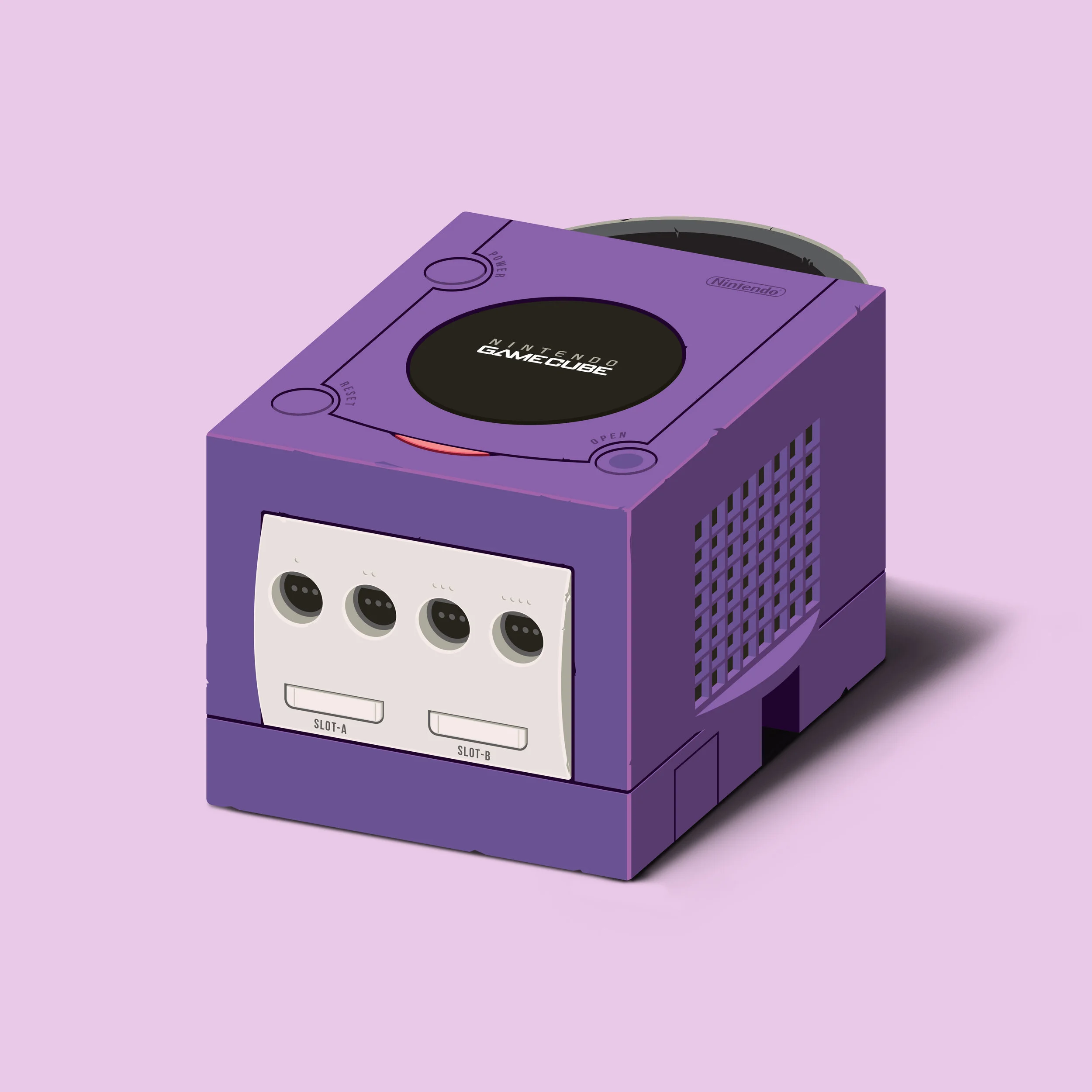 Gamecube Purple