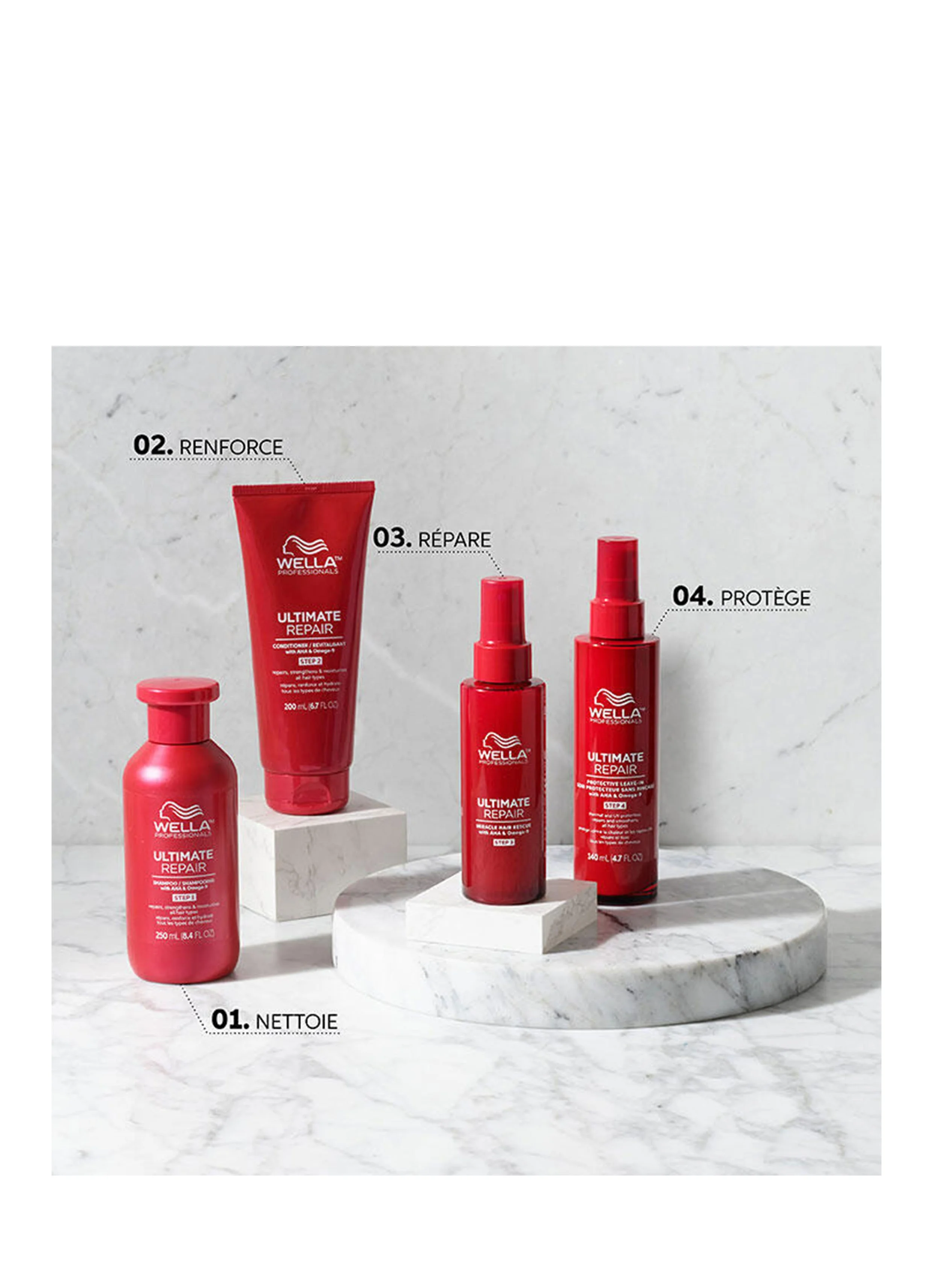 Trio Shampoing Conditioner Soin Miracle Revitalisant Pep s Hair