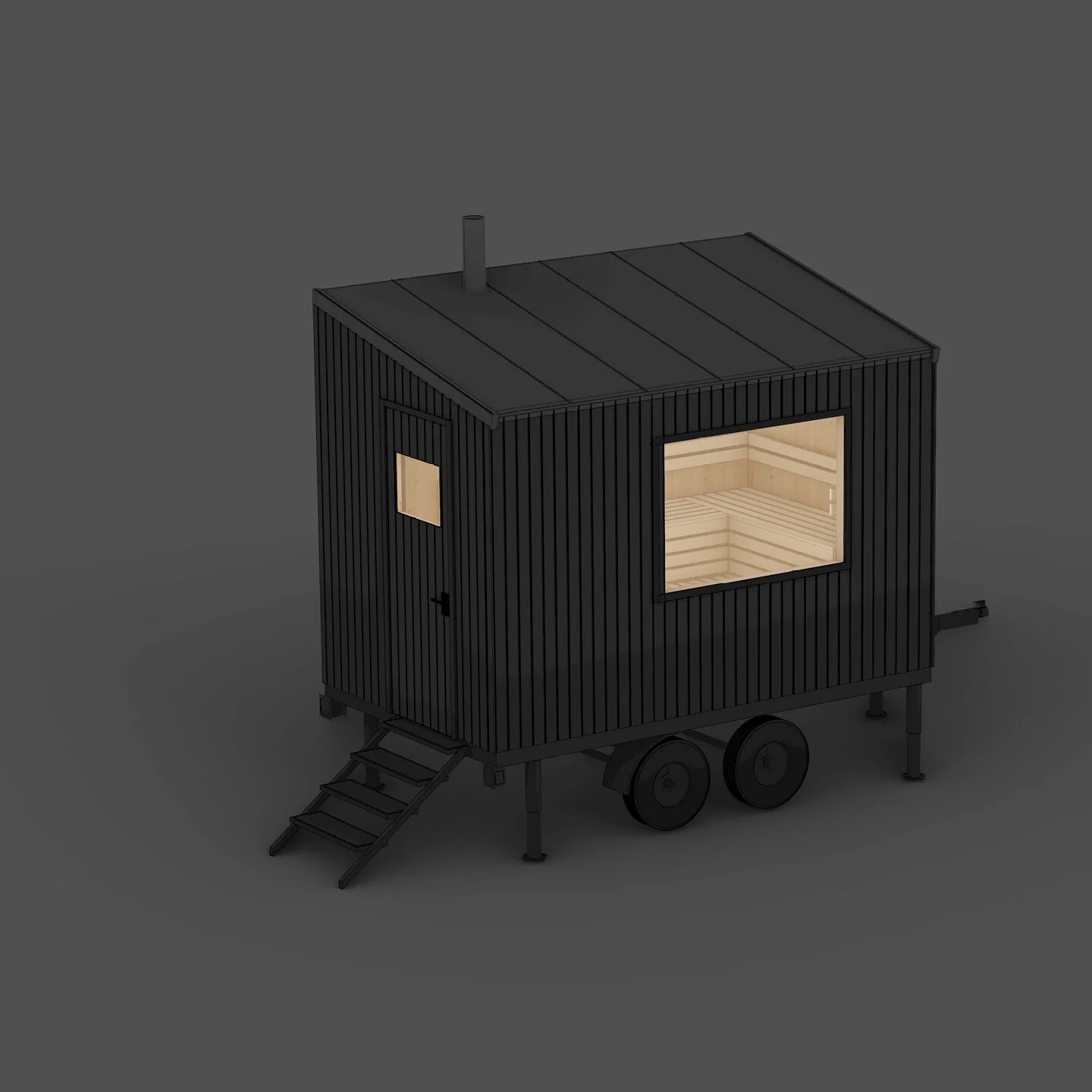 Mobile Sauna ⇒ Learn more Scandinavian Designed Outdoor Sauna