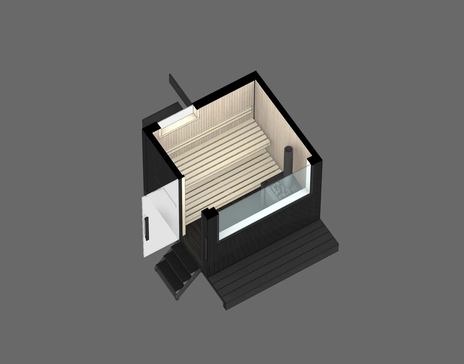 Mobile Sauna ⇒ Scandinavian Design High quality Portable Sauna