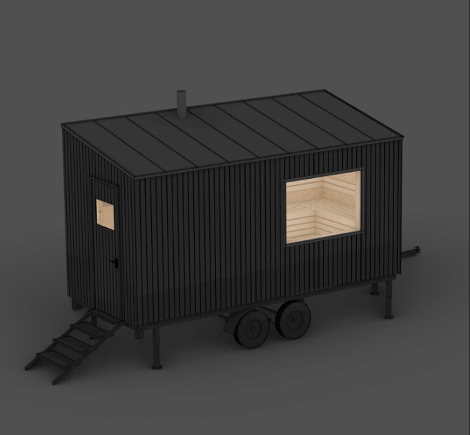 Mobile Sauna ⇒ Scandinavian Design High quality Portable Sauna
