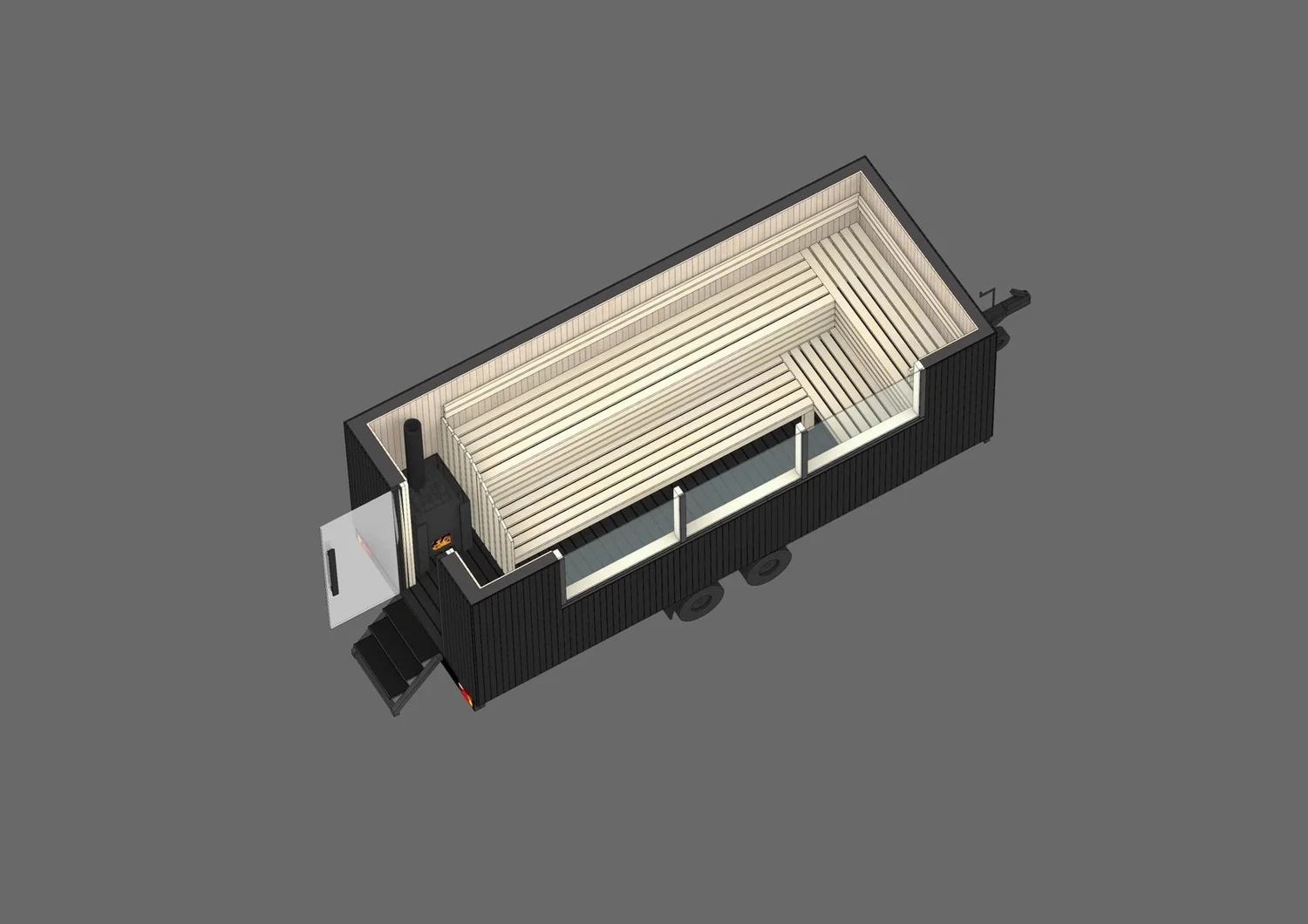 Mobile Sauna ⇒ Scandinavian Design High quality Portable Sauna