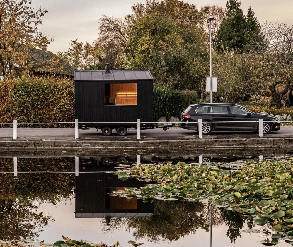 Mobile Sauna ⇒ Learn more Scandinavian Designed Outdoor Sauna