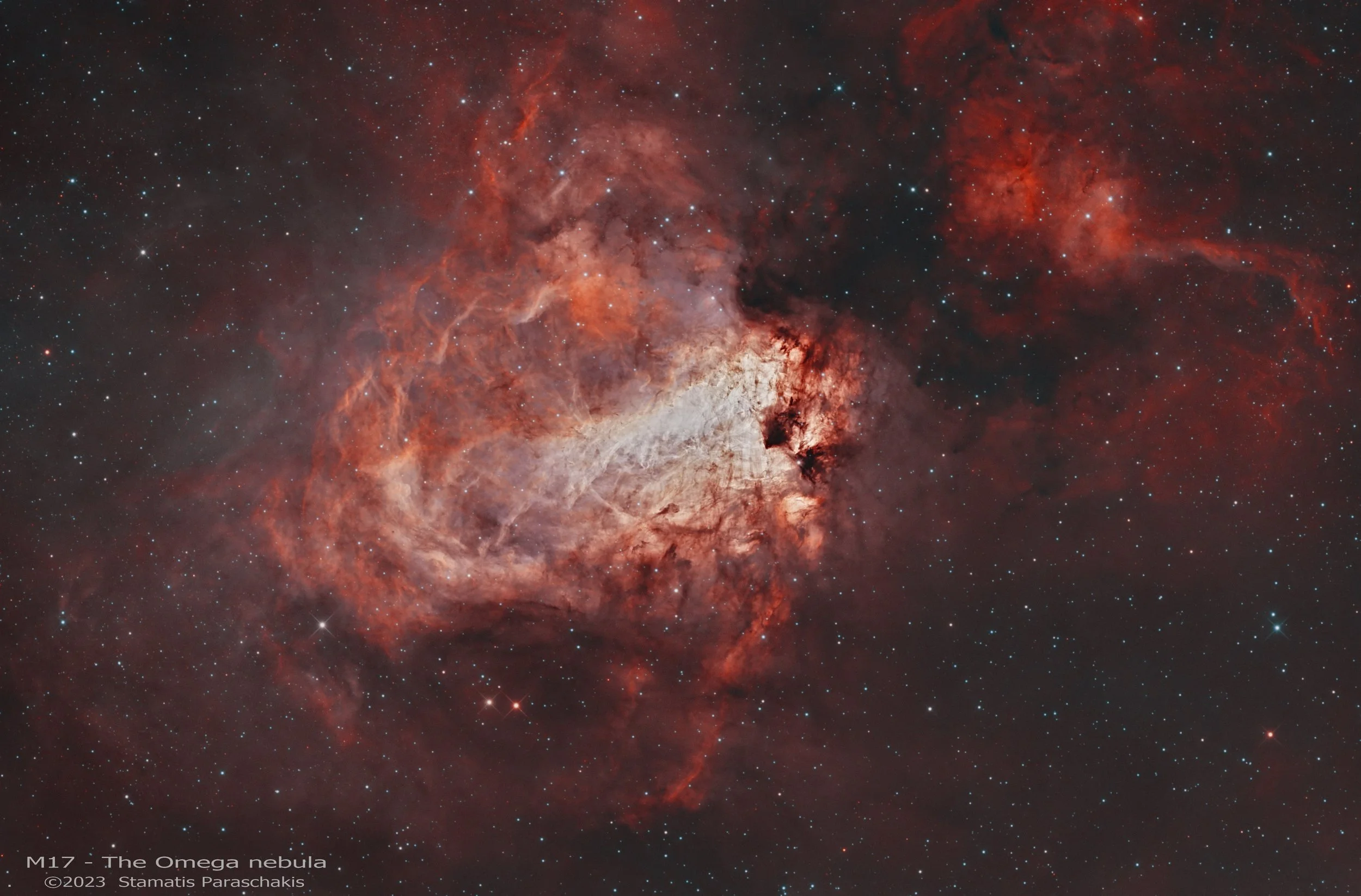 M17 - The Omega nebula — AAPOD2.COM