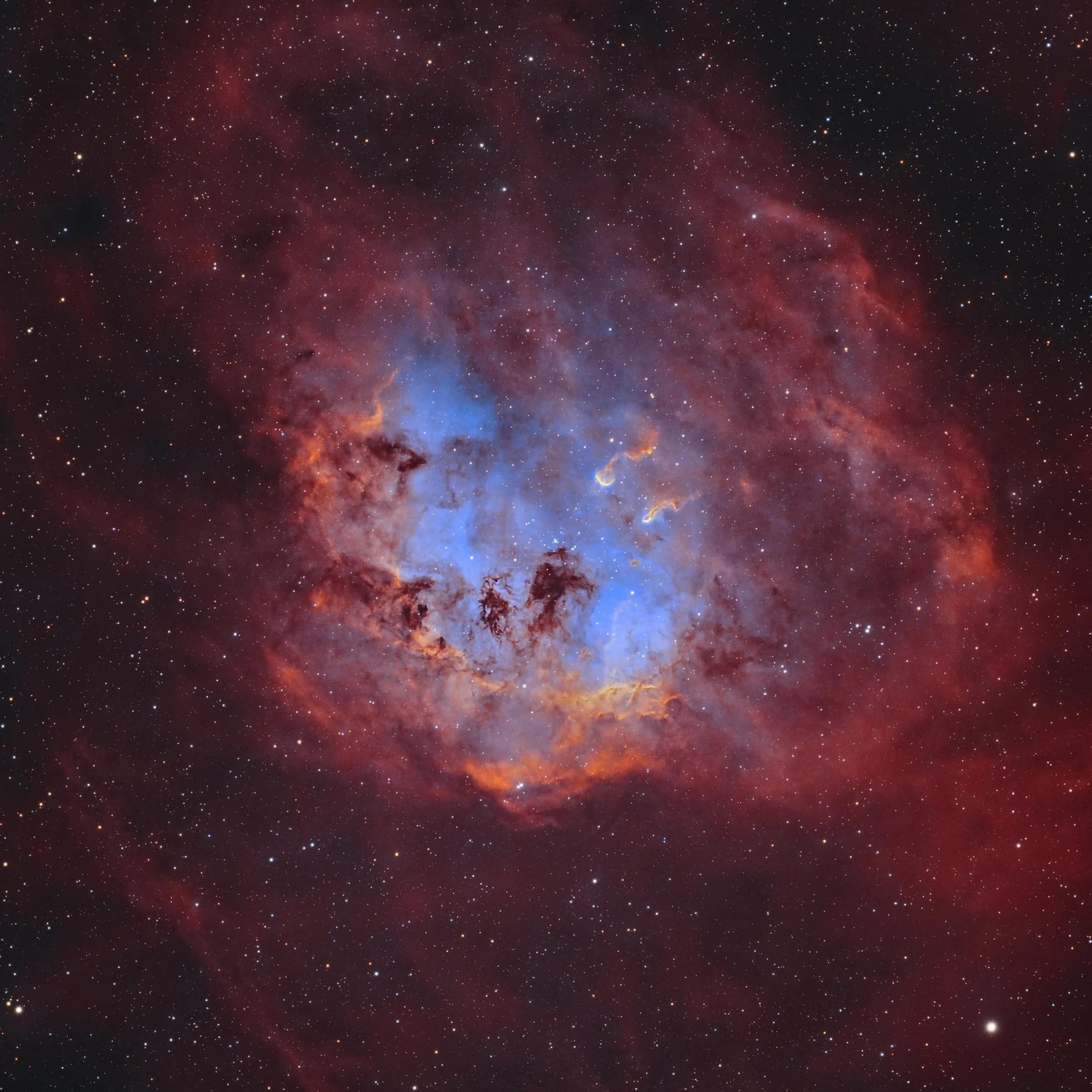 IC 410: The Tadpole Nebula and Open Cluster NGC 1893 — AAPOD2.COM