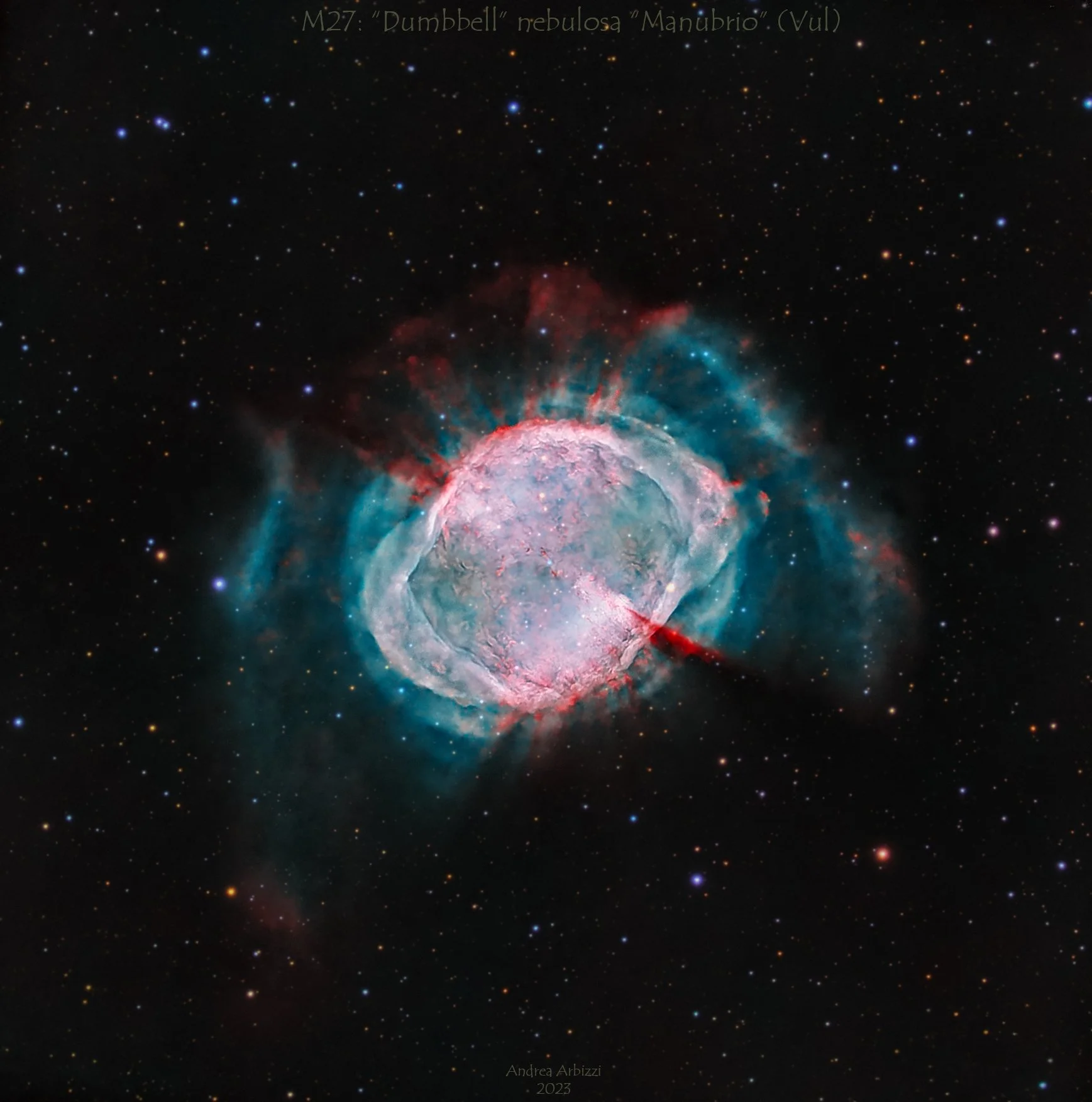 Dumbbell Nebula M27 Pn Vulpecula
