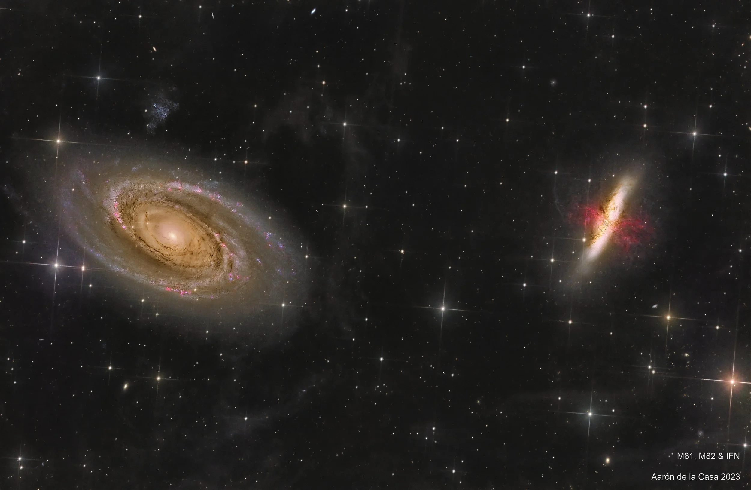 M81 M82 IFN & Holmberg IX galaxy — AAPOD2.COM