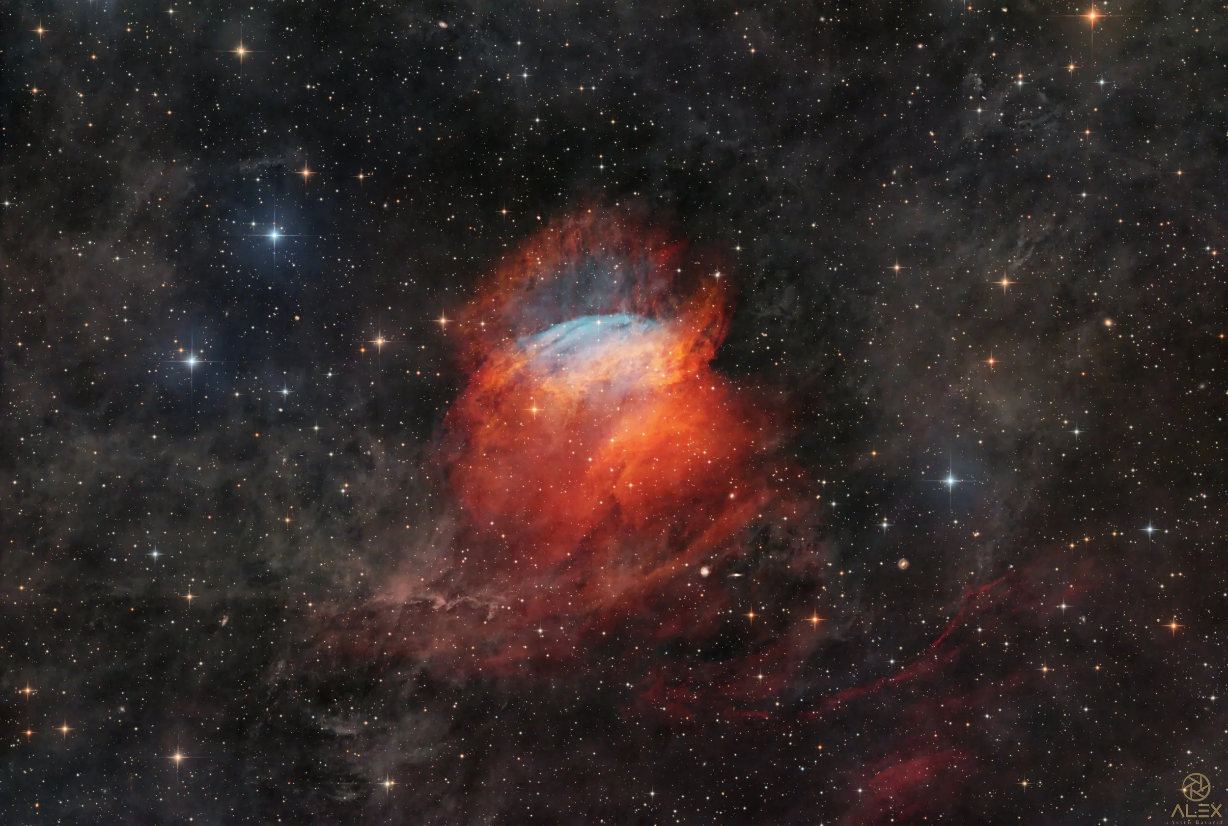 Sh 2-174 – The Valentine Rose NebulaS — AAPOD2.COM