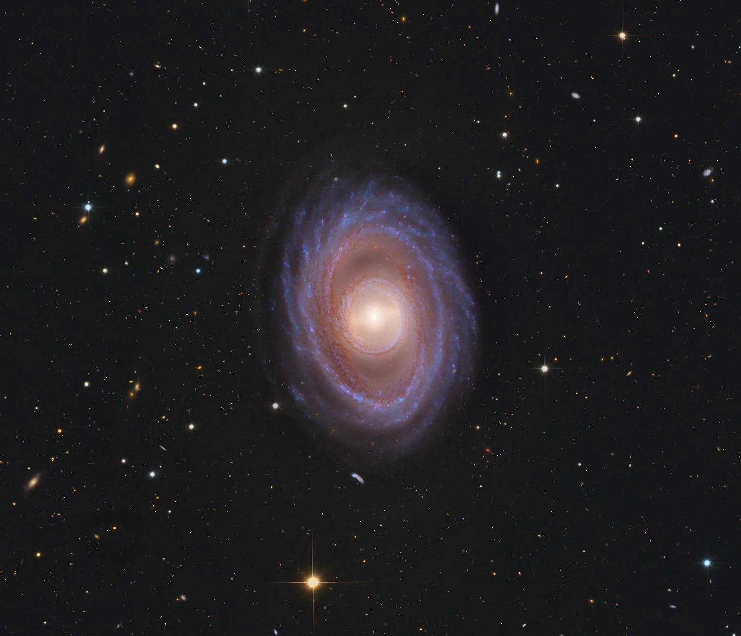 NGC 1398 - A Spiral Beauty in Fornax — AAPOD2.COM