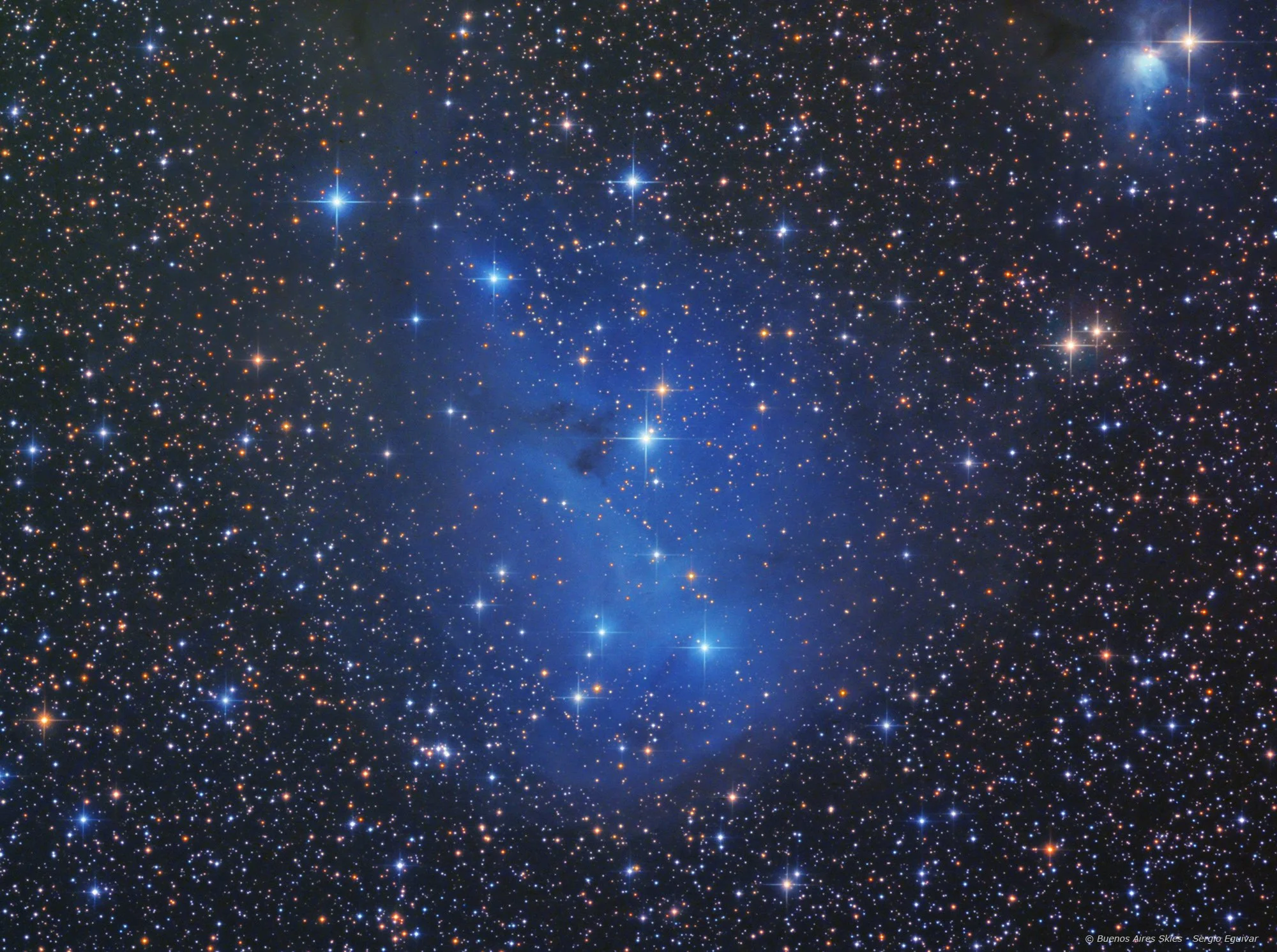 IC 447, Reflection Nebula in Monoceros — AAPOD2.COM