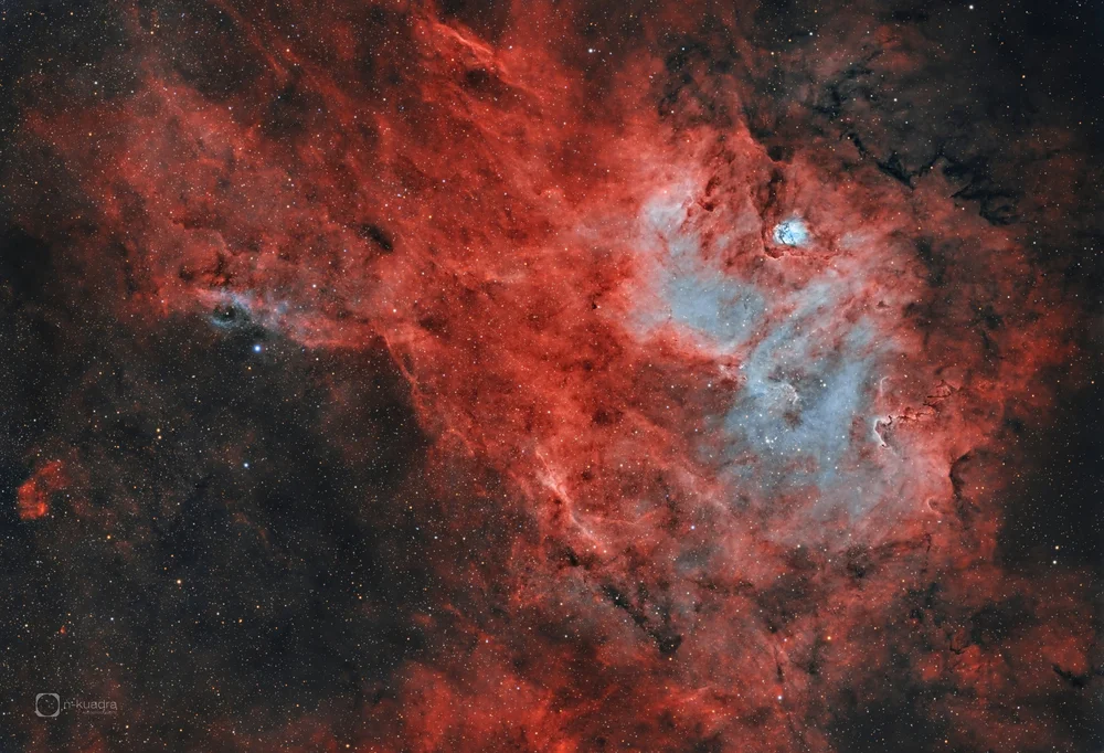 NGC6604 and Sh2-54 HOO — AAPOD2.COM