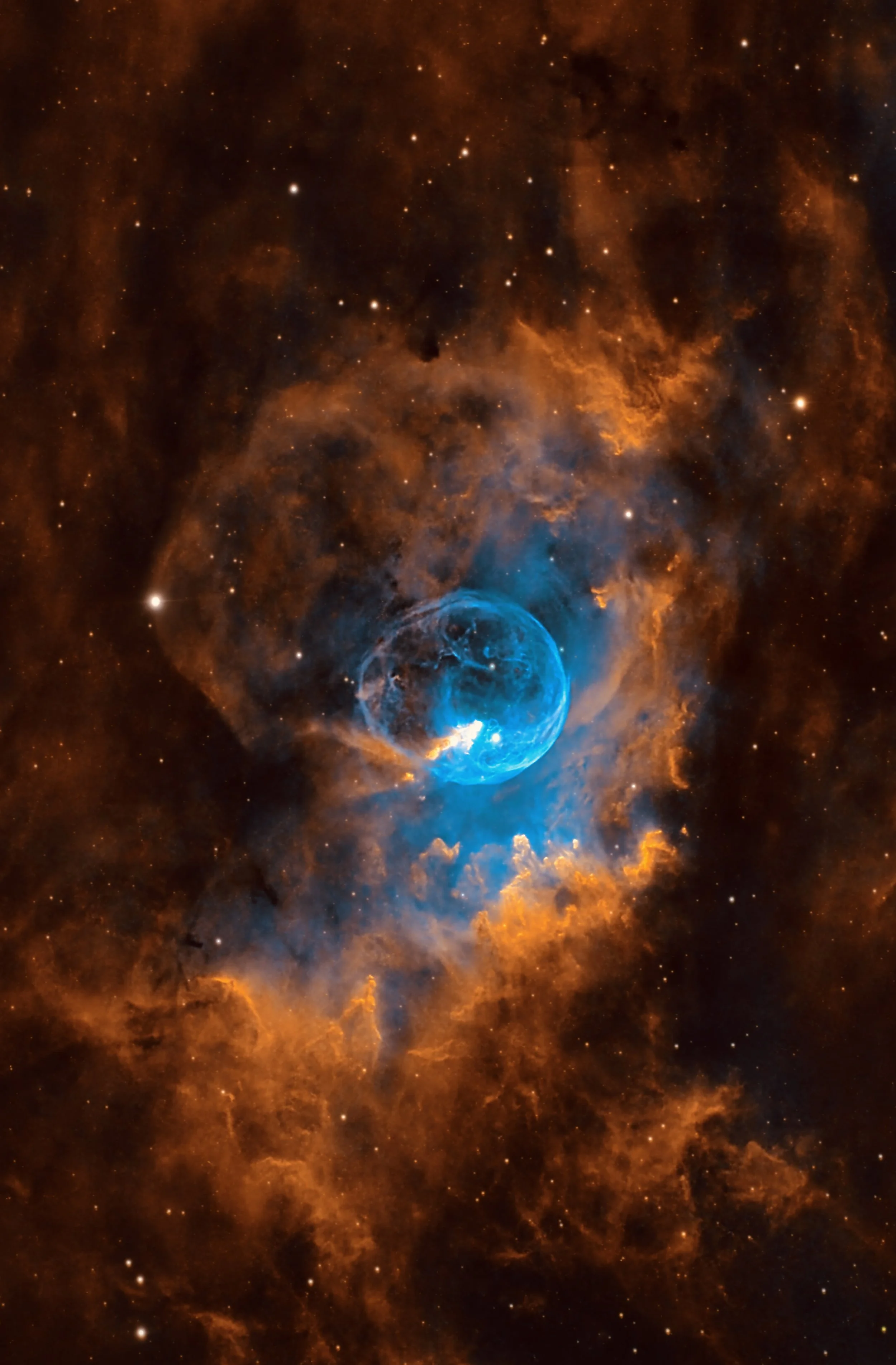 SH2-162 - The Bubble Nebula — AAPOD2.COM