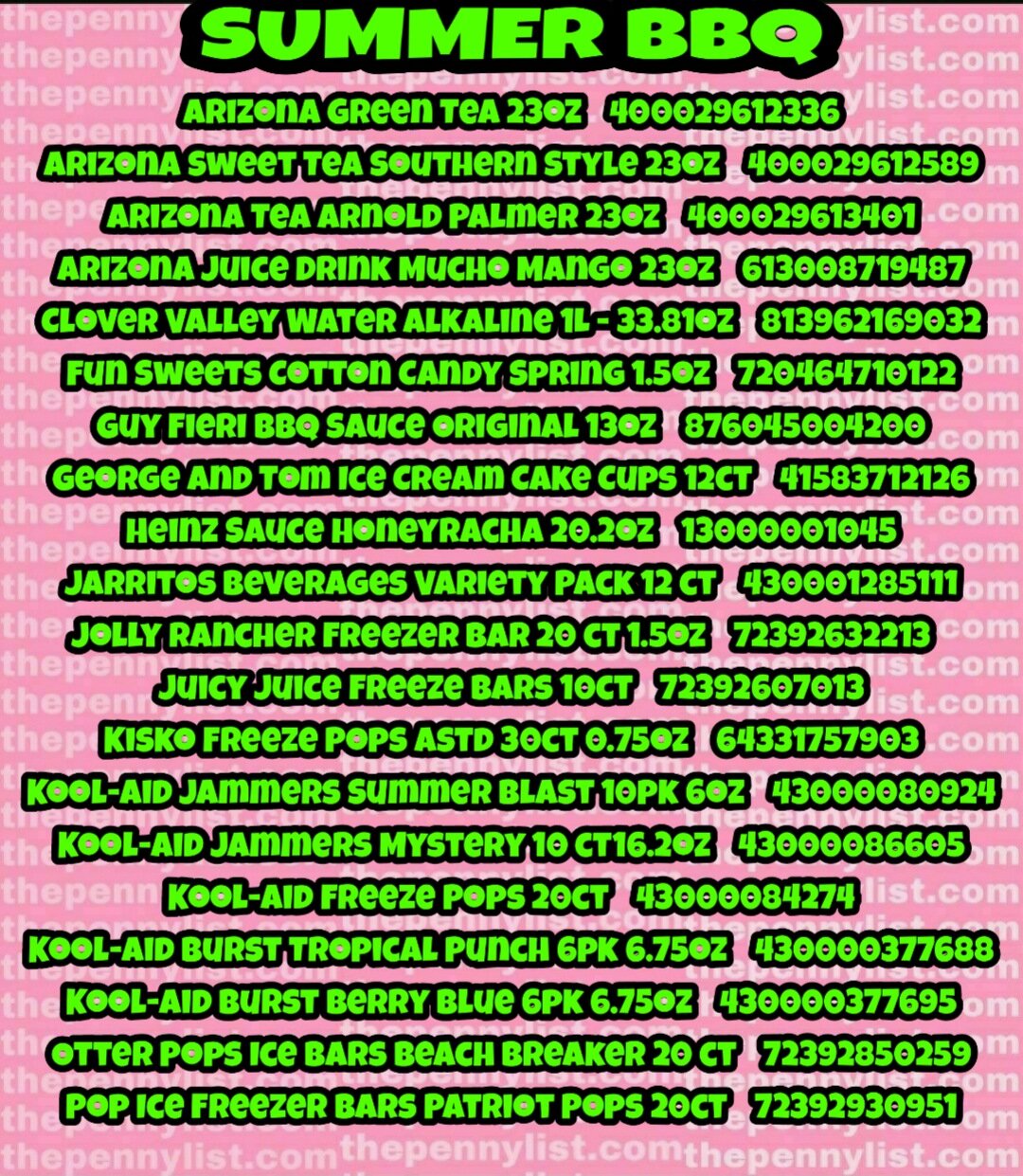 Dollar General Penny List September 08, 2020 — ThePennyList.com