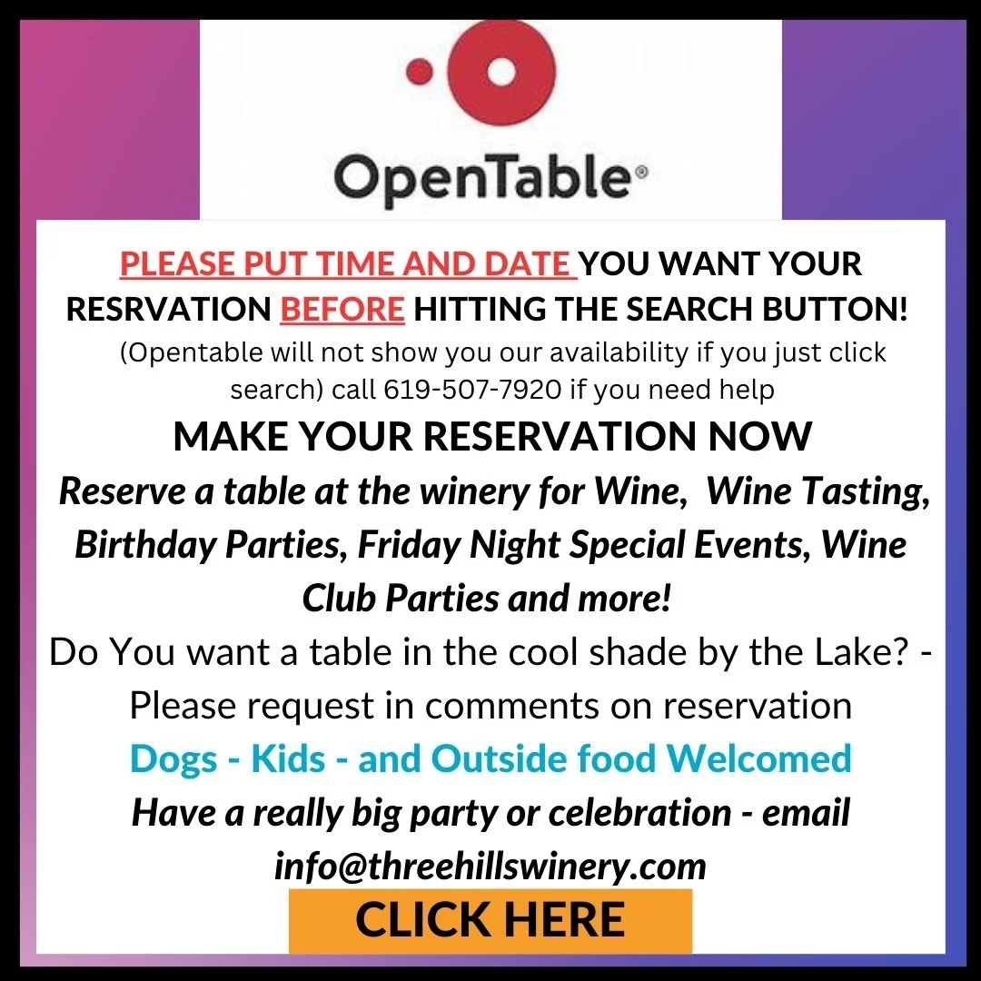 San Diego's Best Winery - Three Hills Winery in Ramona