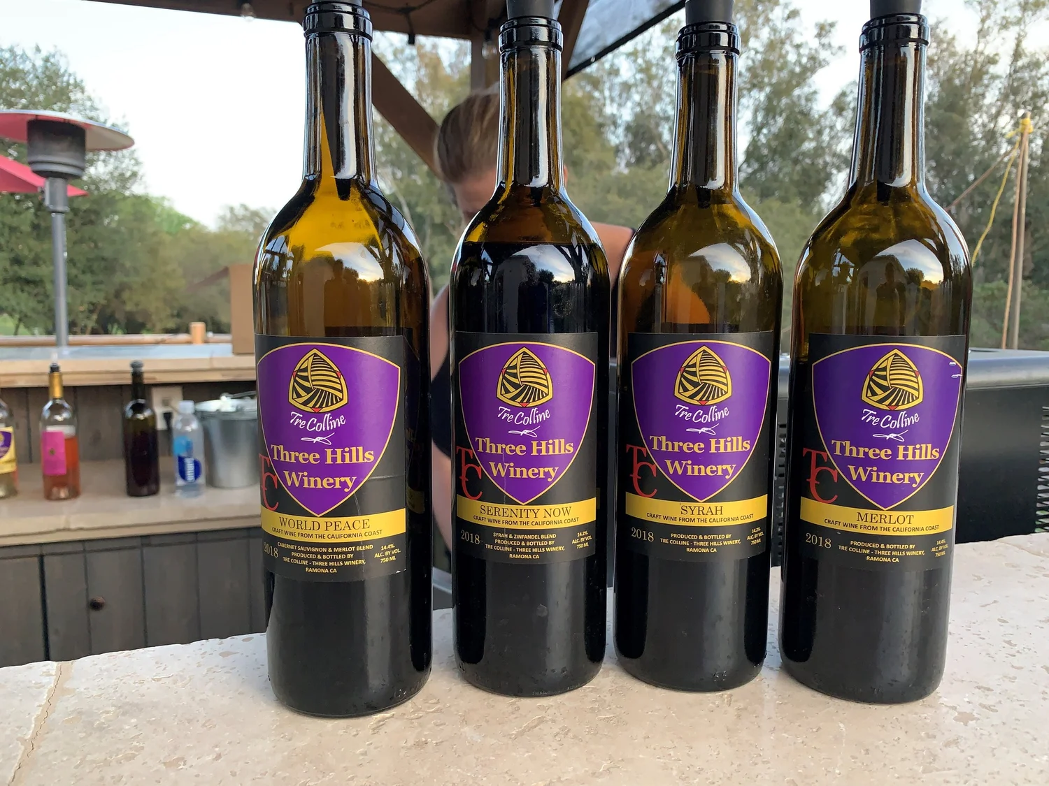 Wine Tasting San Diego Photo Gallery — Three Hills Winery in Ramona Ramona